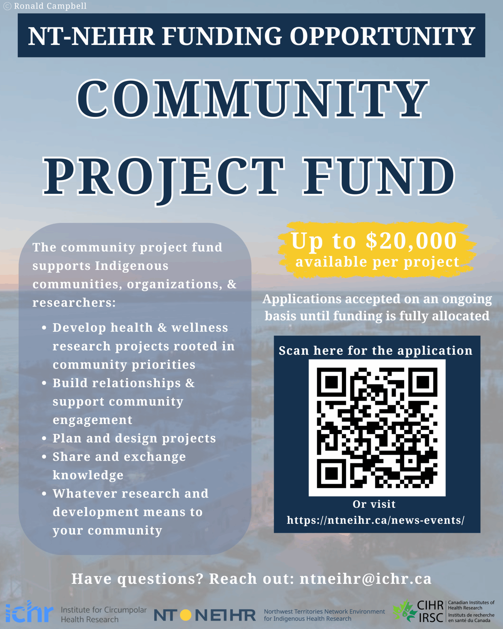 NT NEIHR Funding Opportunity: Community Project Fund (Closed ...